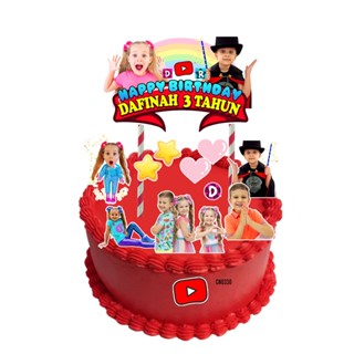 [CUSTOM NAME] Happy Birthday Cake Topper MechaBot Mechamato Decoration ...