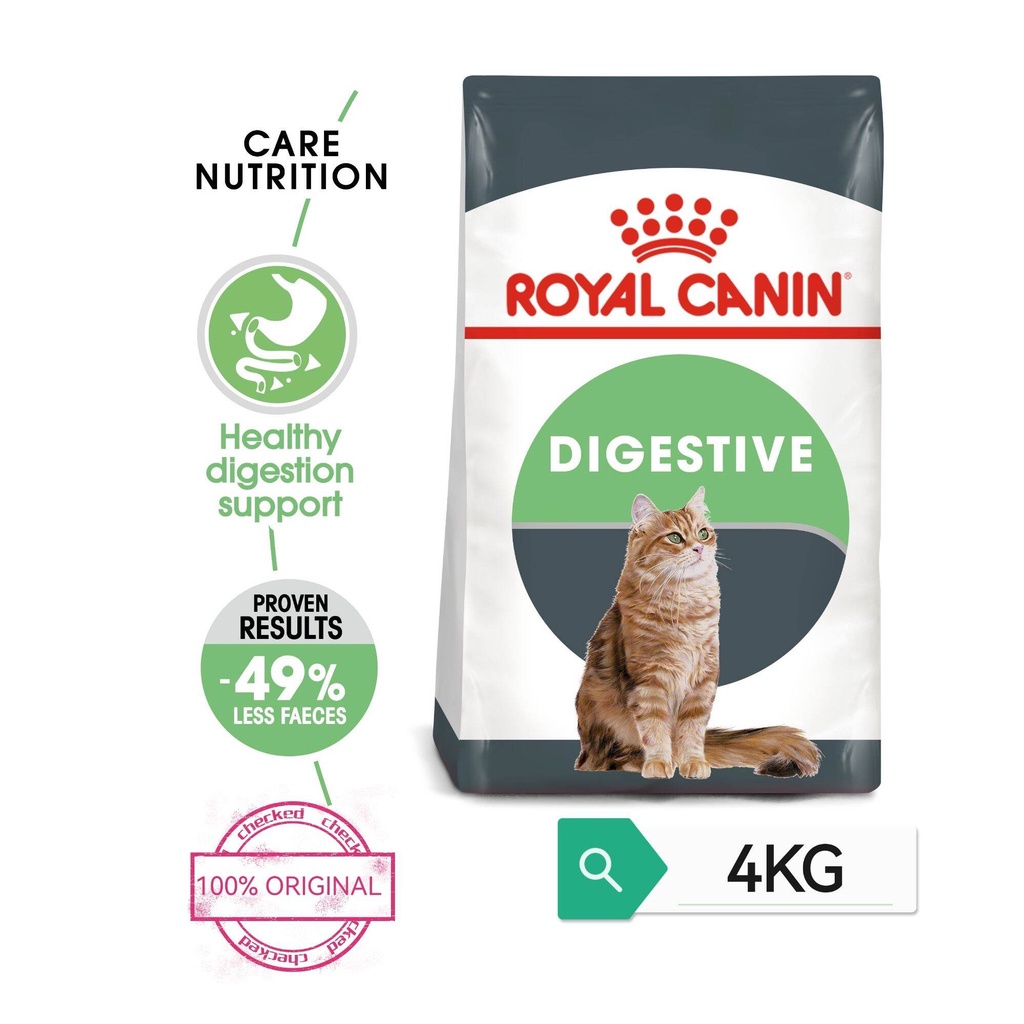 Royal Canin Digestive Care 4kg Cat Dry Food[100% ORIGINAL] Makanan ...