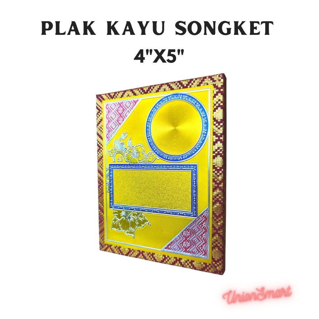 PLAK KAYU SONGKET (4"X5") | Shopee Malaysia