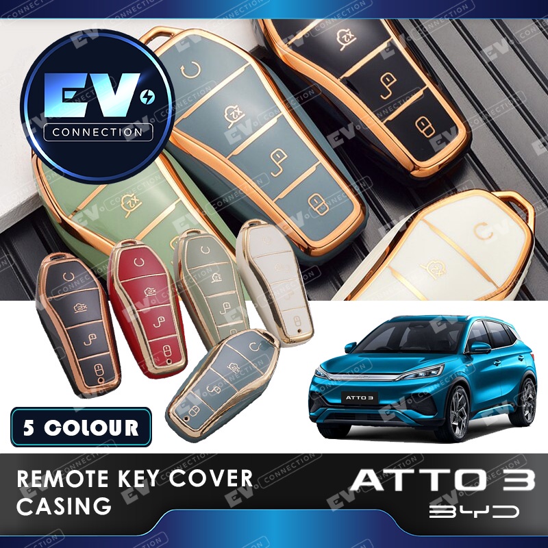 BYD ATTO 3 TPU Rainbow Key Cover Case Casing Standard Extended ...