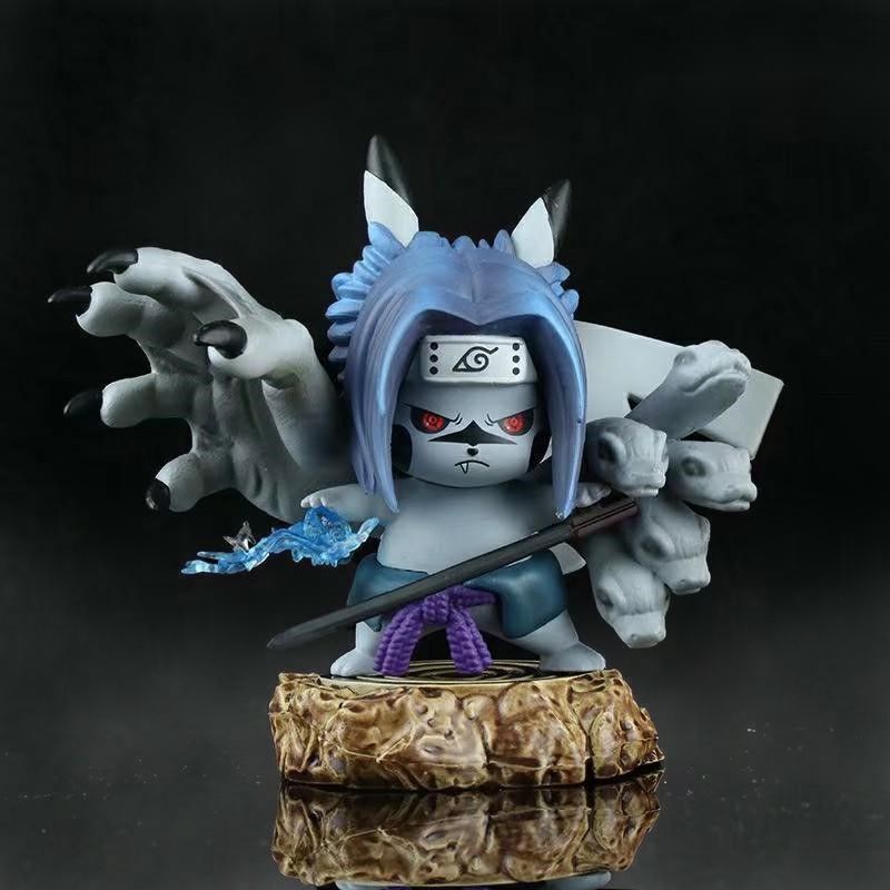 Pikachu Cos Sasuke Juin Mode 2 Figure / Pikachu Figure / Sasuke Figure ...
