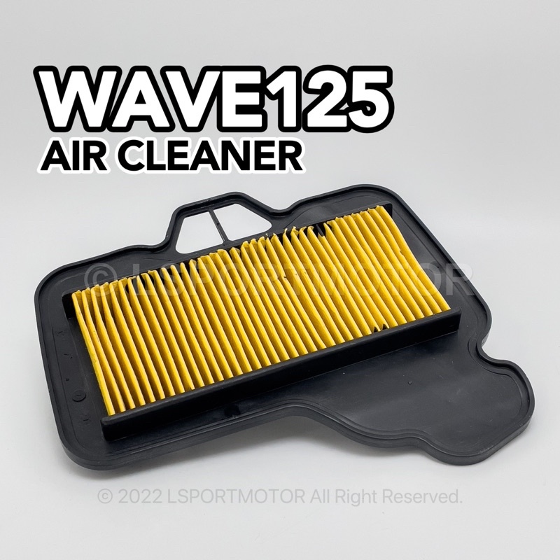HONDA WAVE125 / WAVE100R AIR CLEANER (PAPERY) AIR FILTER STANDARD WAVE ...