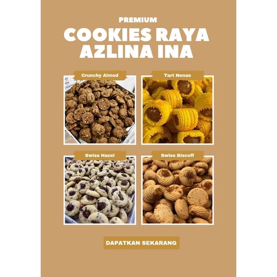 Cookies Raya Azlina Ina (FB Azlina Ina) | Shopee Malaysia
