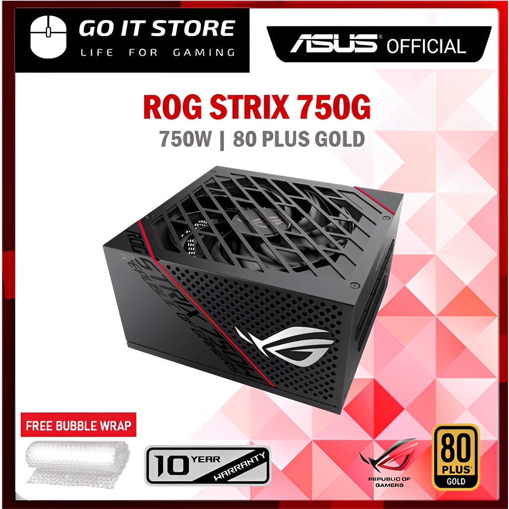 Asus ROG Strix 750W 750G 80 Plus Gold Certification Power Supply ( ROG ...