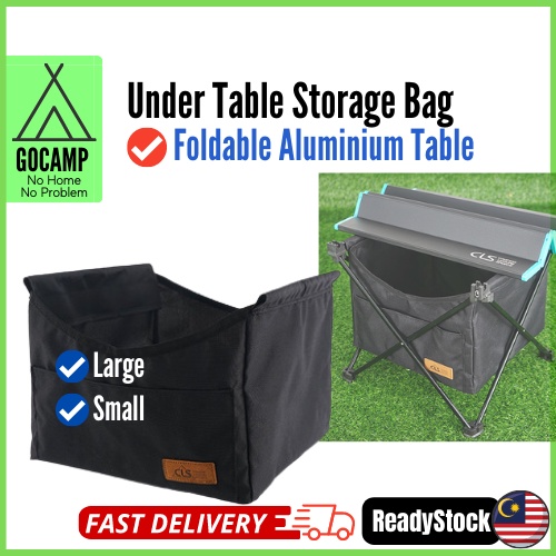 Under Table Storage Bag For Foldable Aluminium Egg Roll Table Camping ...