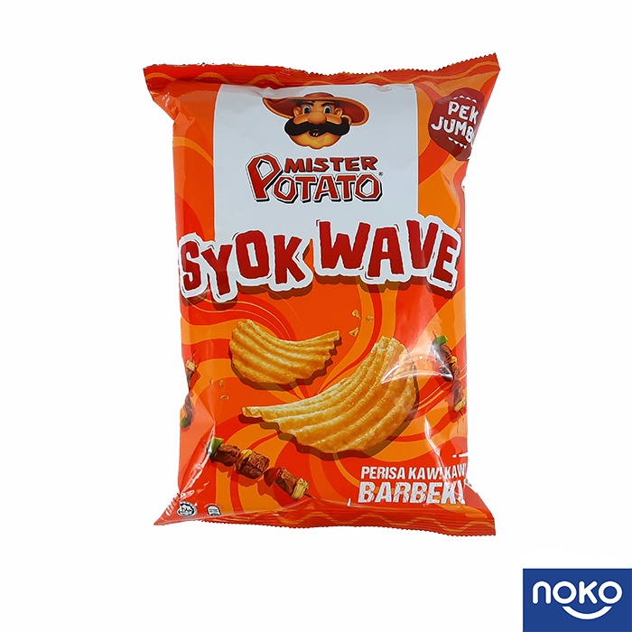 Mister Potato Syok Wave BBQ Jumbo Pack (140g) 4778 | Shopee Malaysia