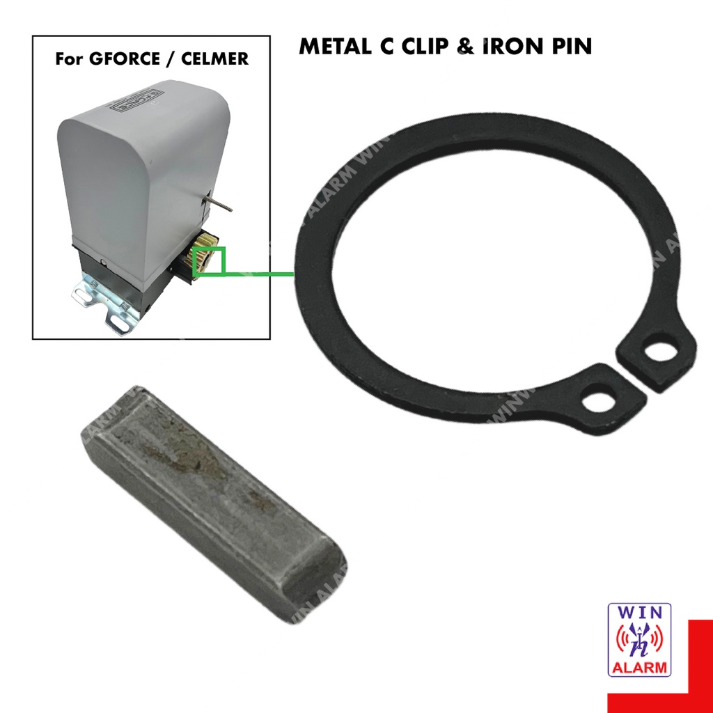 C Clip / C type / Circlip External / Snap Ring & Iron Pin for CELMAR ...
