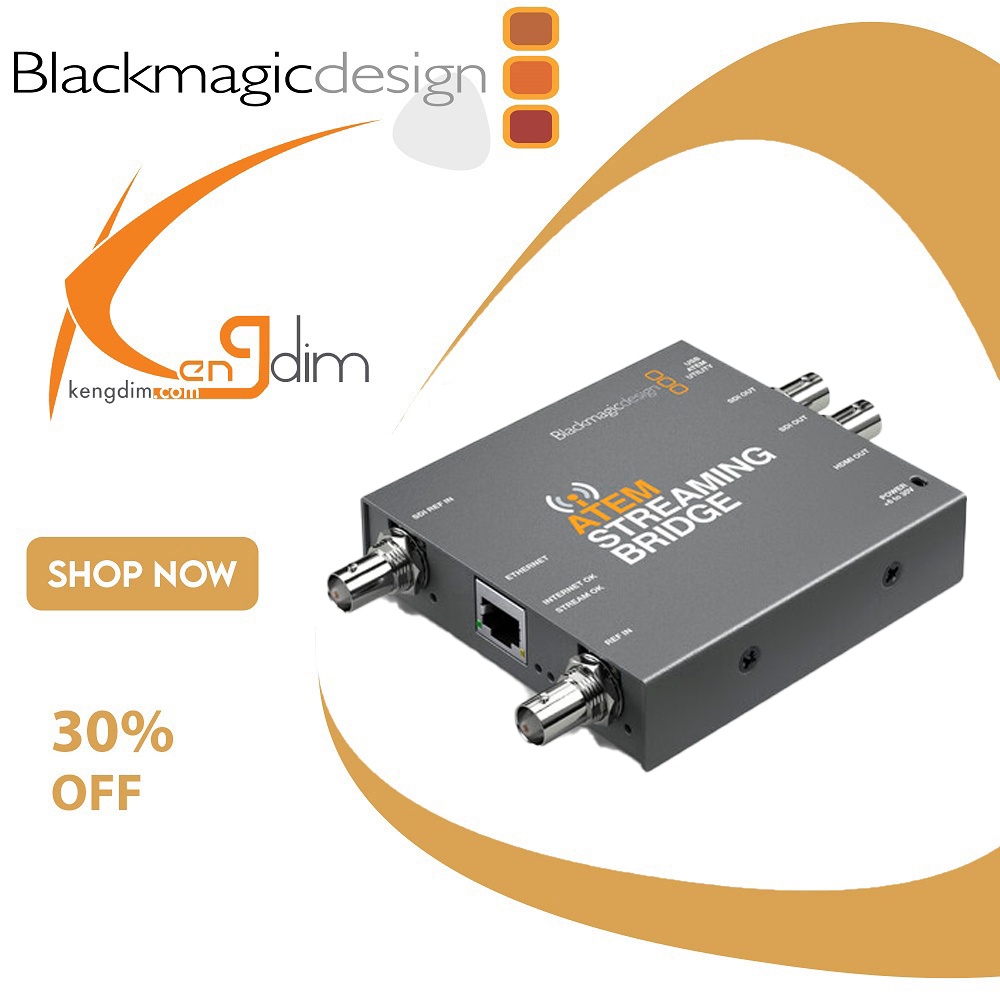 Blackmagic Design ATEM Streaming Bridge for ATEM Mini Pro Streaming ...