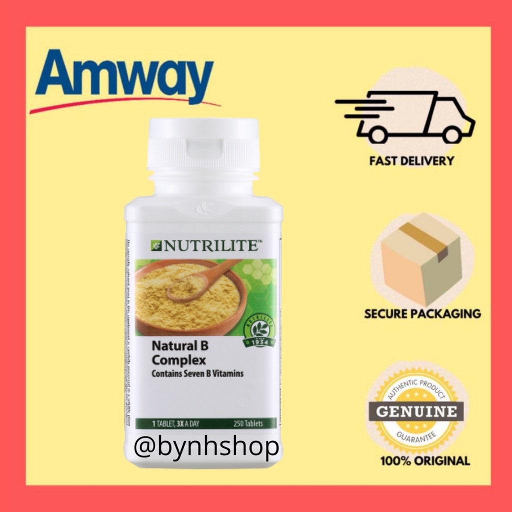 [READY STOCK] Nutrilite Natural B Complex ORIGINAL AMWAY | Shopee Malaysia