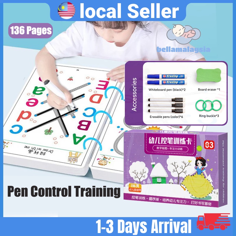 Bella Pen Control Training For Kids - Early Learning Pen Grip Tracing ...