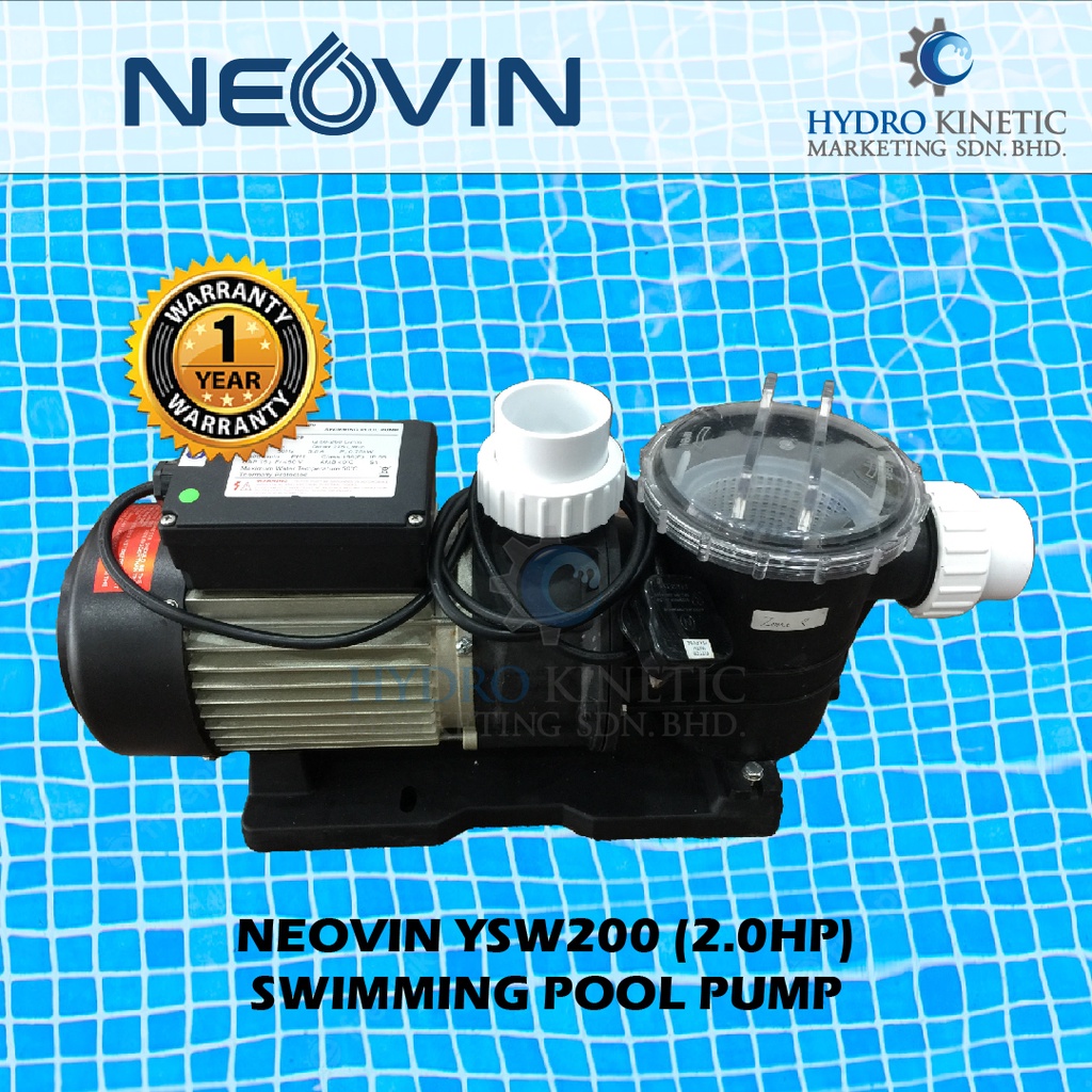 Neovin YSW200 (2.0Hp) Swimming Pools Pump | Shopee Malaysia