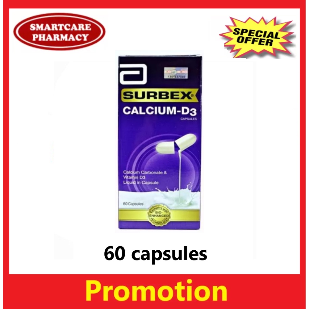 Abbott Surbex Calcium 60's | Shopee Malaysia