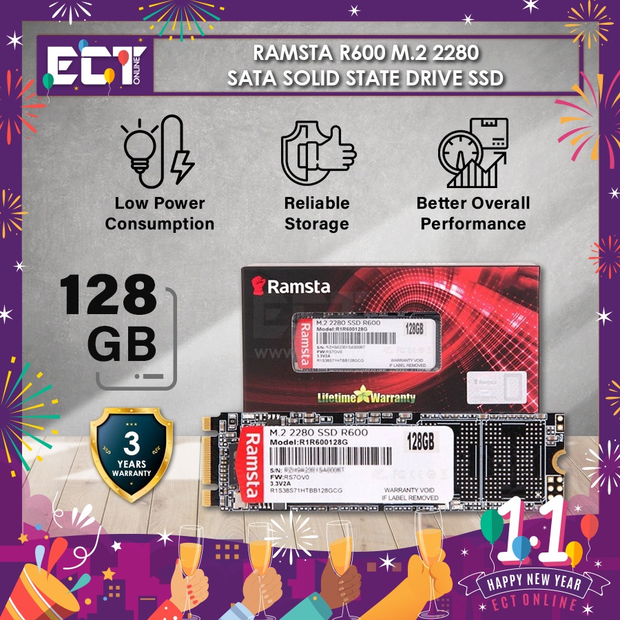 Ramsta R600 128GB 256GB 512GB 1TB M.2 2280 Sata Solid State Drive SSD ...
