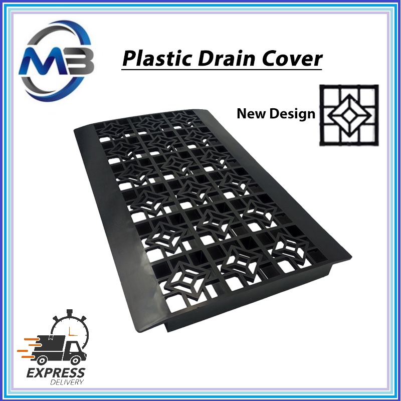 (DESIGN BARU) Heavy Duty Drain Cover 8.5" x 17.5" Penutup Longkang ...