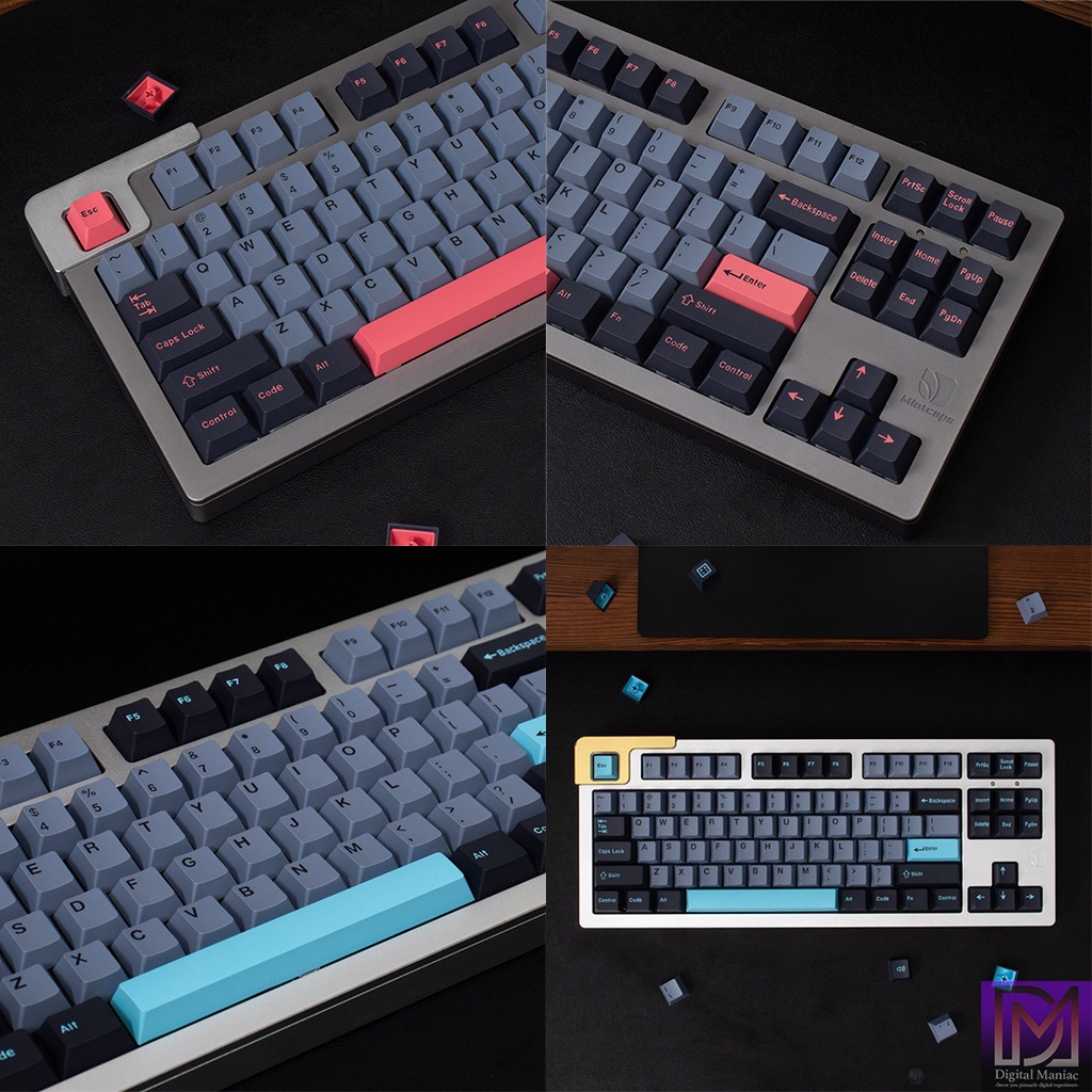 [LOCAL STOCK] GMK 8008 80082 Keycap ABS Double Shot Cherry Blue Red ...