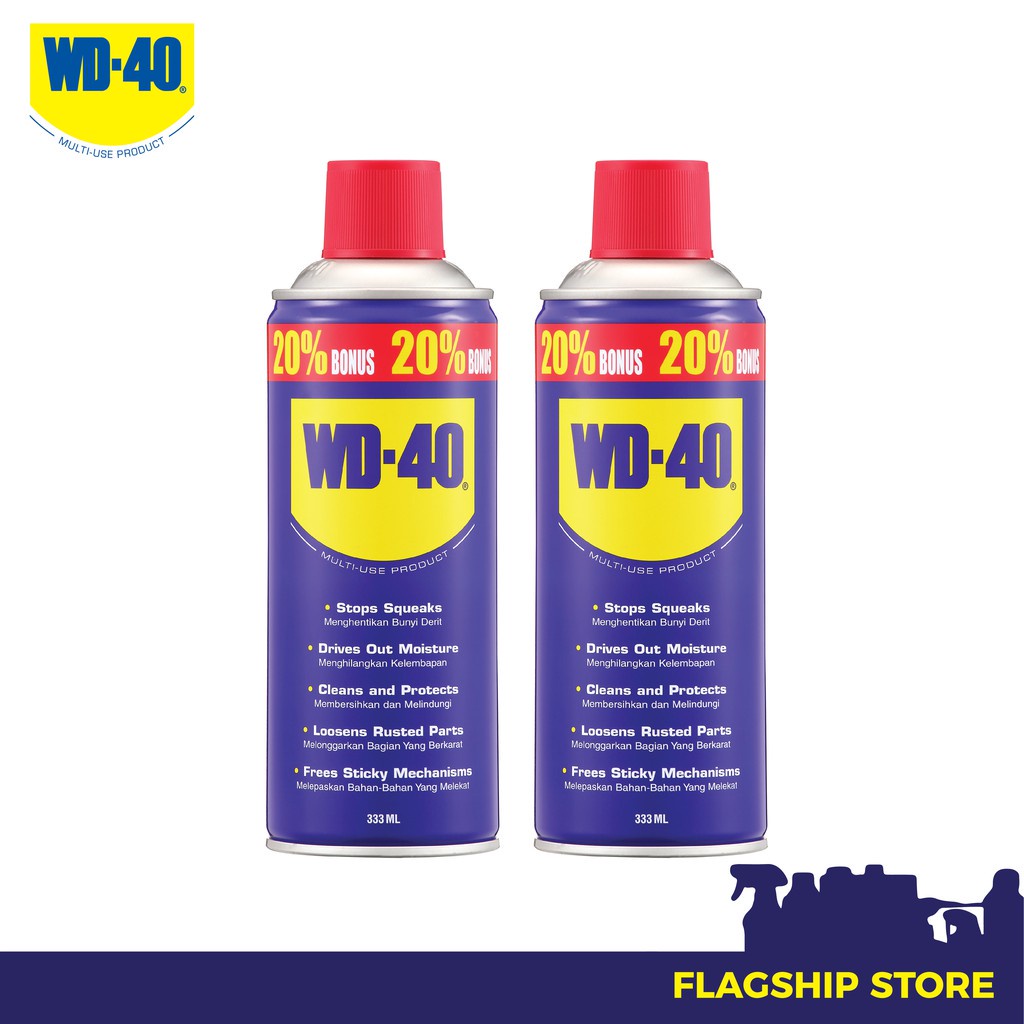 WD-40 Multi-Use Product Multi-Purpose Lubricant Twin Pack 333ml | Shopee Malaysia