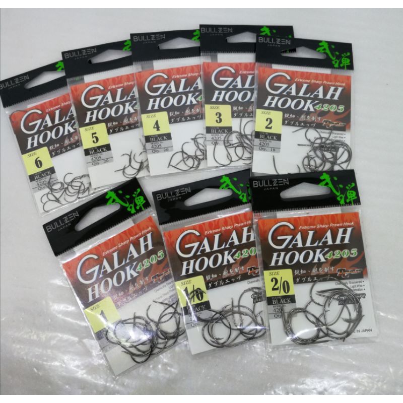 BULLZEN 4205 GALAH HOOK EXTREME SHARP PRAWN HOOK | Shopee Malaysia