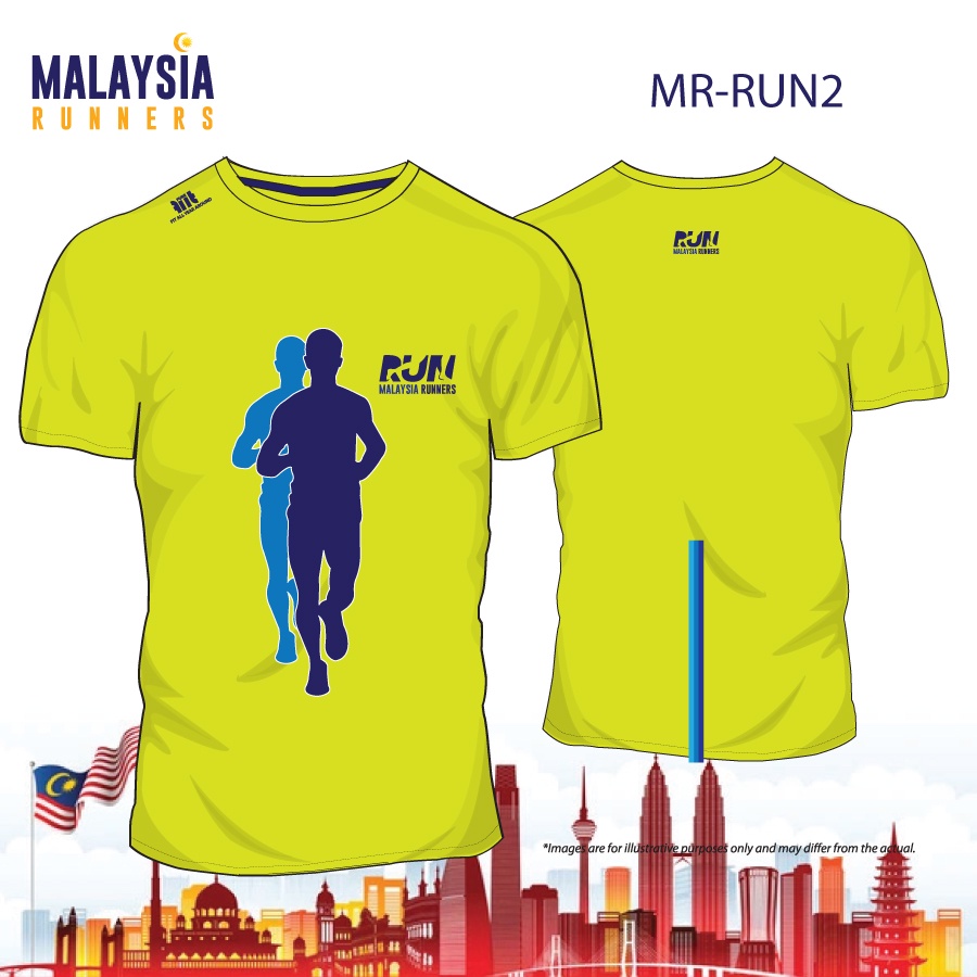 Malaysia Runners Short Sleeve Run1 Merchandise Shirt - Without Collar ...