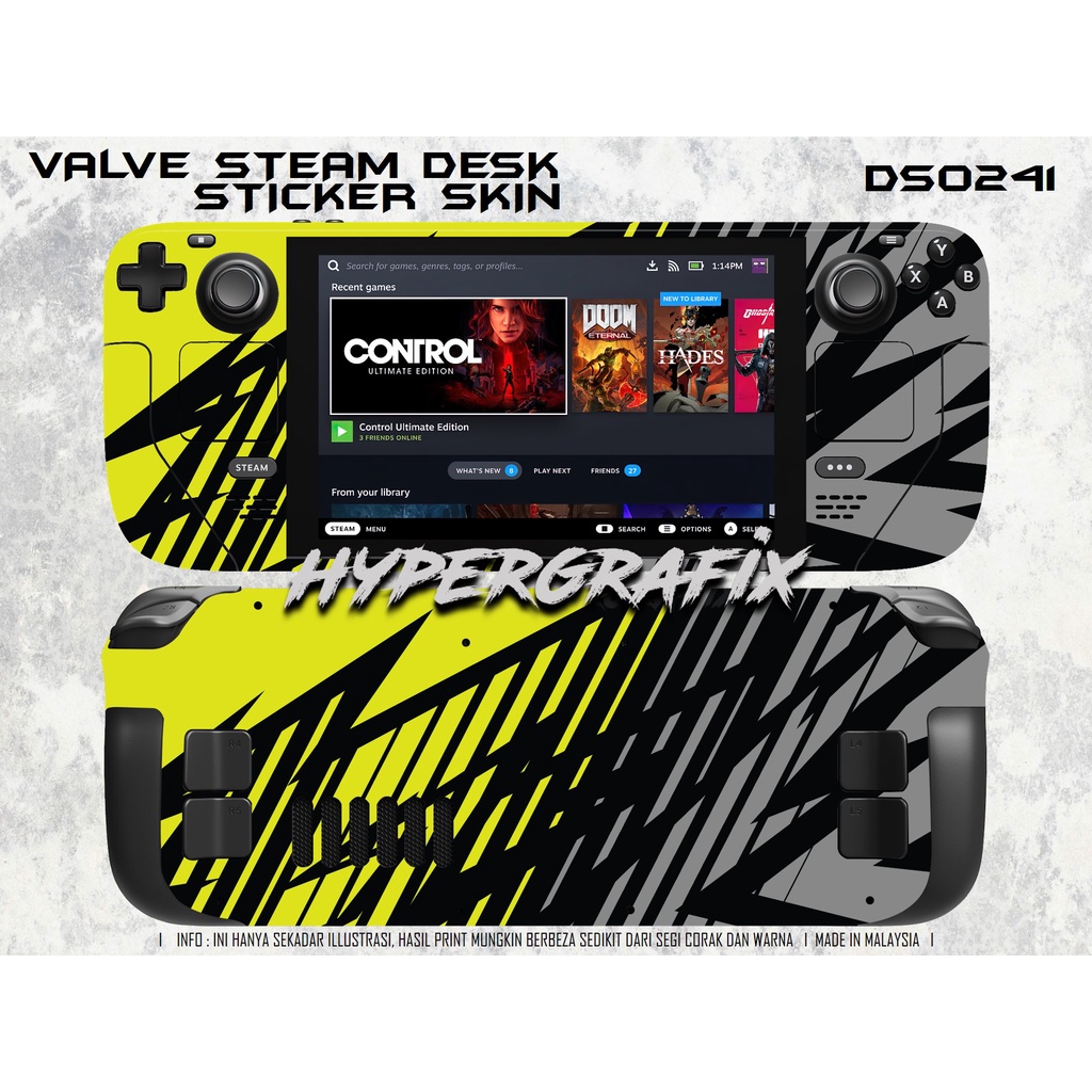 Steam Deck Sticker Skin 241 | Shopee Malaysia