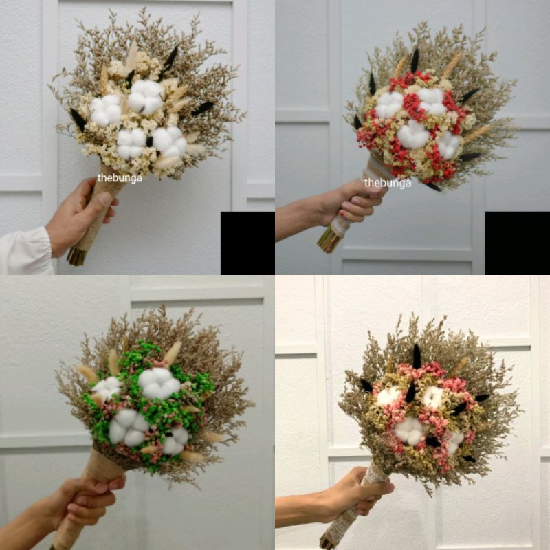 BUNGA TANGAN | Bunga tangan cotton | Bunga tangan pengantin | Shopee ...