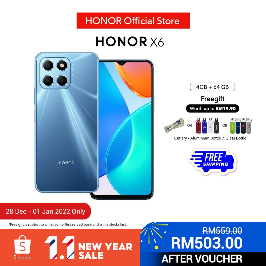 Honor X6 Price in Malaysia & Specs - RM599 | TechNave