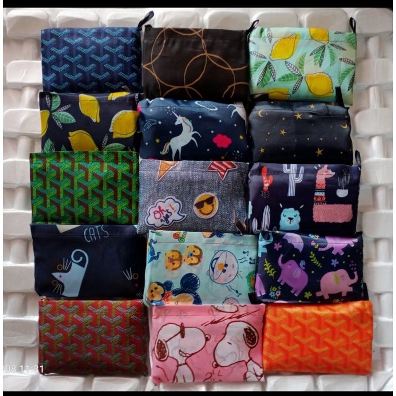 Portable Waterproof Foldable Eco Friendly Reusable Grocery Shopping Bag ...