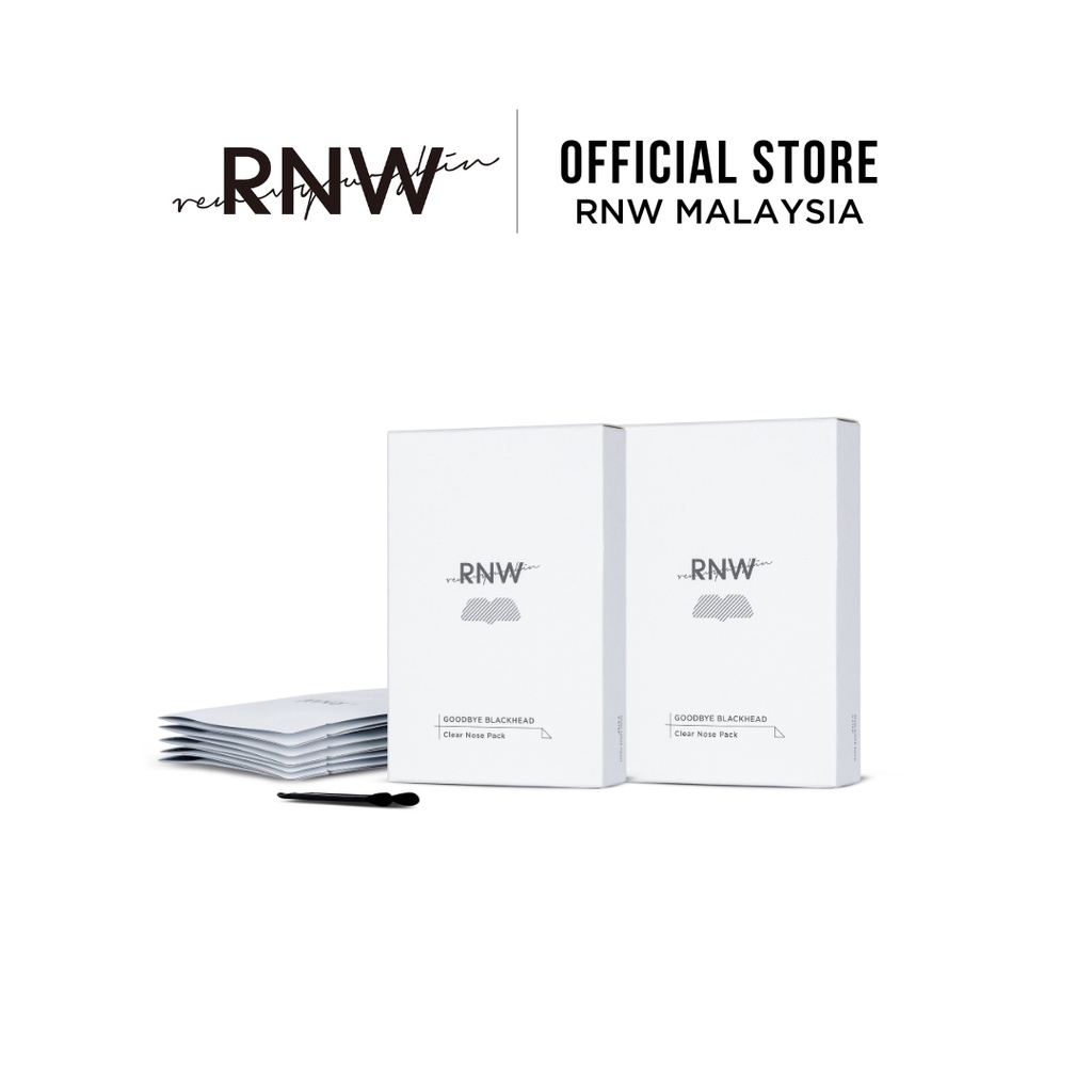 RNW Goodbye Blackhead 2 Step Clear Nose Pack (5 Sheets - Remove ...