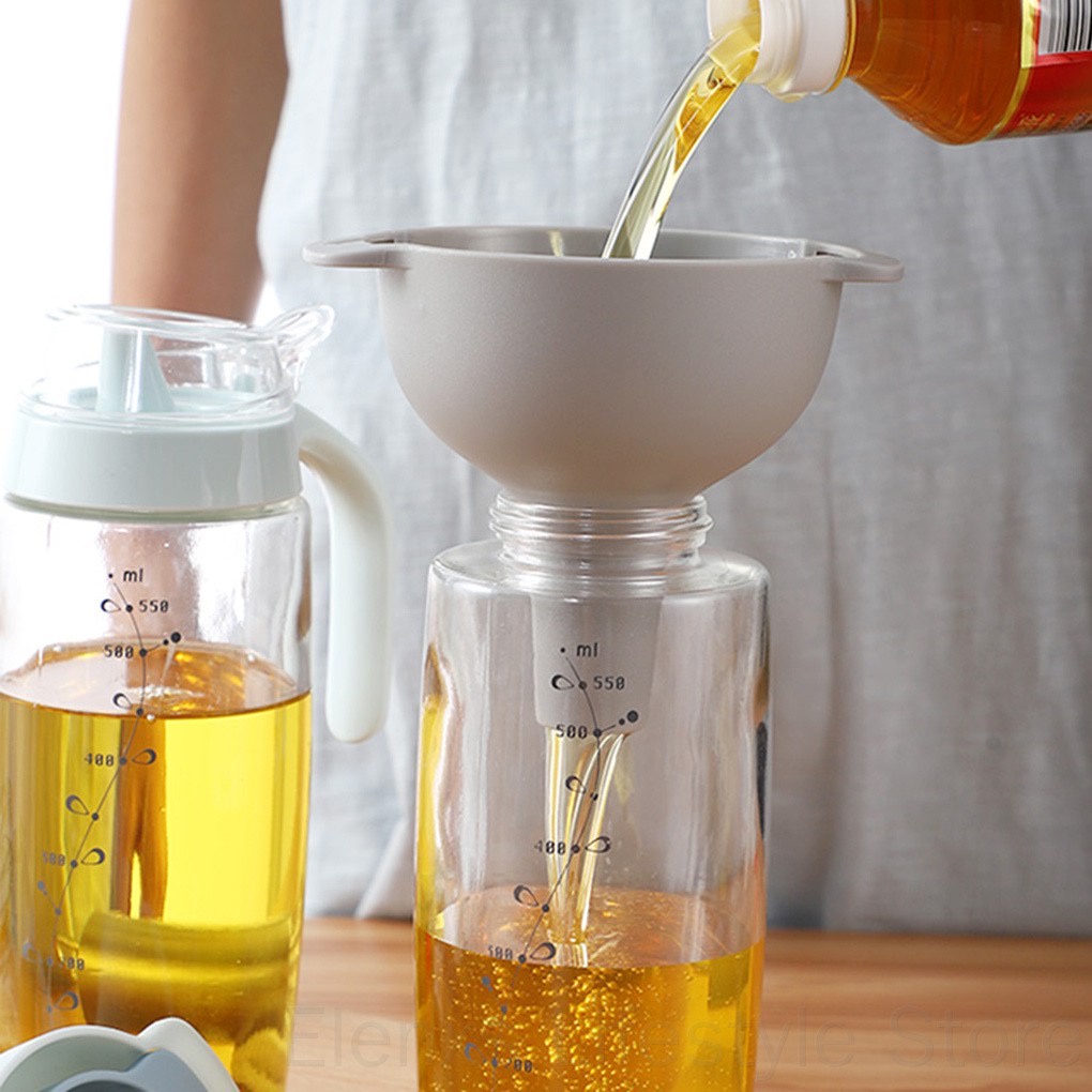 4in1 Filter Funnel Oil Leakage Plastic Filter Funnel Small Funnel ...