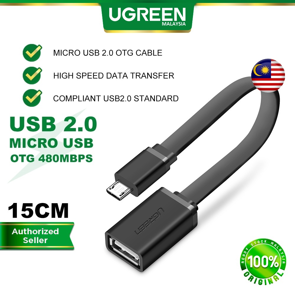 UGREEN Micro USB 2.0 OTG Cable On The Go Adapter Male Micro USB to ...
