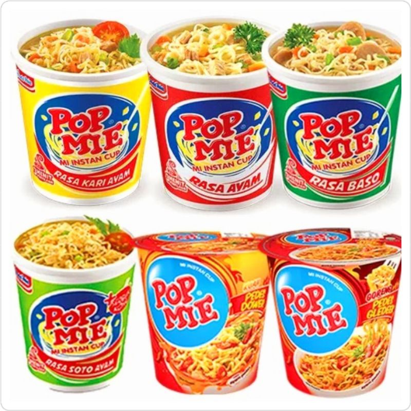 Pop Mie Dower Kuah / Pop Mie Gledek Mie Goreng | Shopee Malaysia