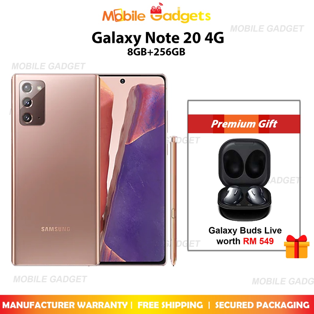 Samsung Galaxy Note 20 4G (8GB + 256GB) Smartphone | Original Malaysia ...