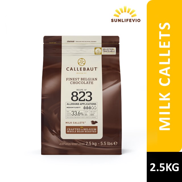 Callebaut 33.6% Milk Callets 823 2.5KG | Shopee Malaysia