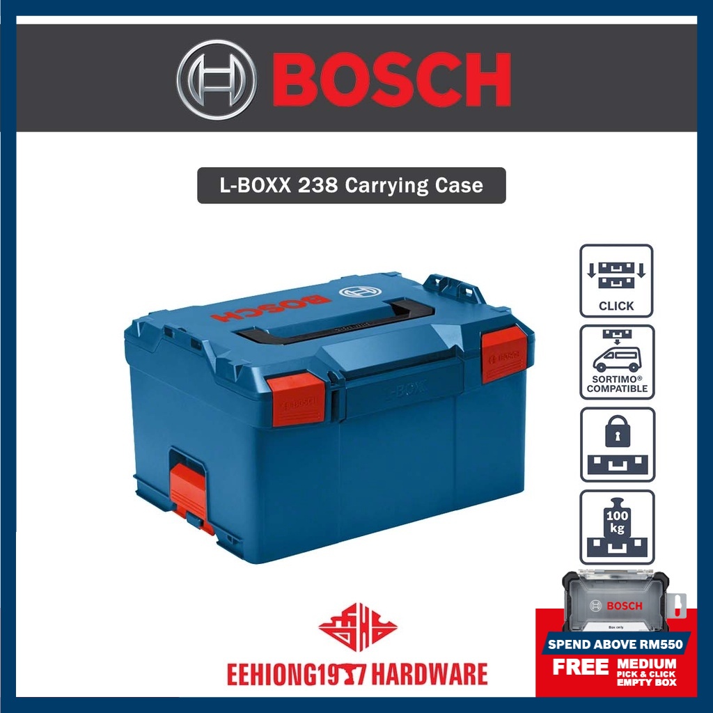 BOSCH L-BOXX 238 Carrying Case Professional Tool Box L BOXX Kotak ...