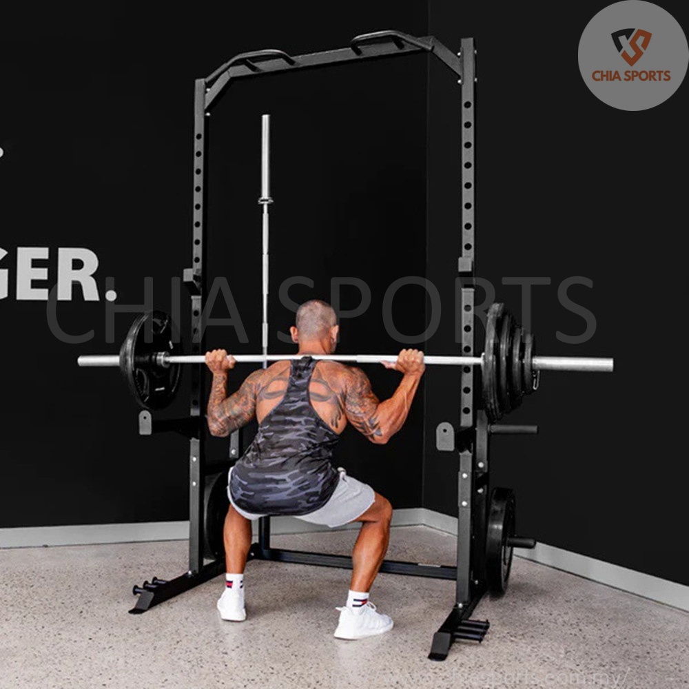 Half Rack Power Cage Squat Stand Gym Power Station Home Gym Package ...
