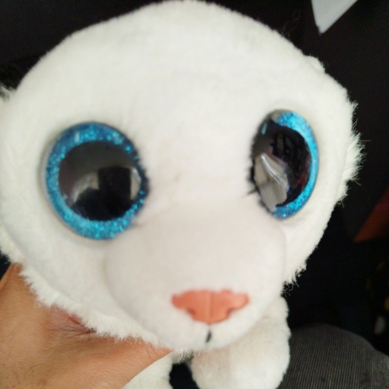 Ty White Tiger Cute Original | Shopee Malaysia