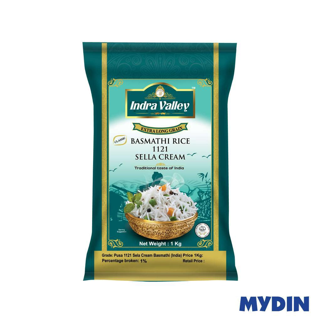 Indra Valley Sella Cream Basmathi Rice Pusa 1121 (1kg) | Shopee Malaysia