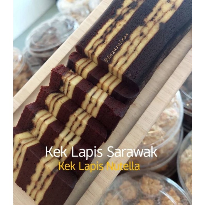 KEK LAPIS SARAWAK KEK LAPIS NUTELLA [HOT SELLING] SARAWAK LAYERS CAKE ...