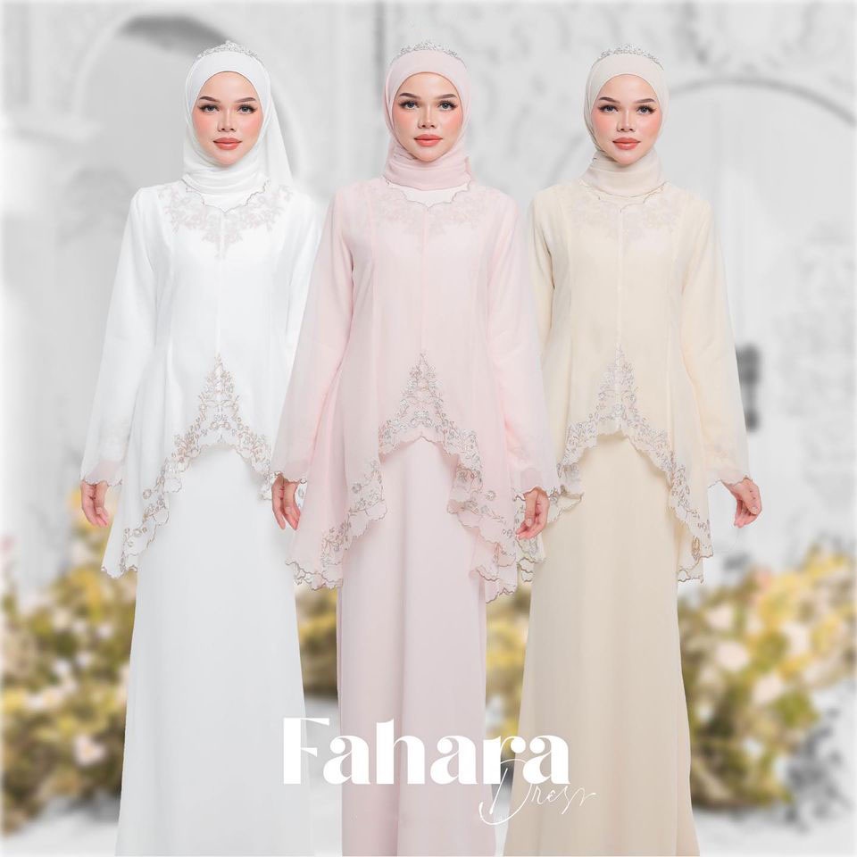 FAHARA KEBAYA DRESS / BAJU KEBAYA / BAJU TUNANG / BAJU KAHWIN / WEDDING ...