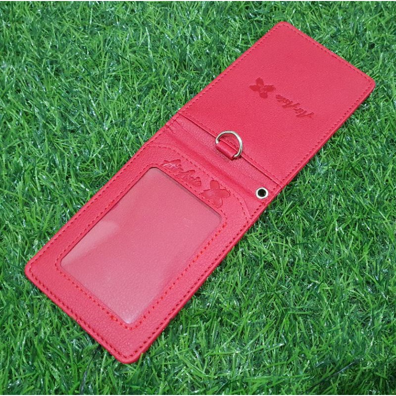 Staff ID Card Holder Airasia X Air asia X PU Leather 5 Slots | Shopee ...