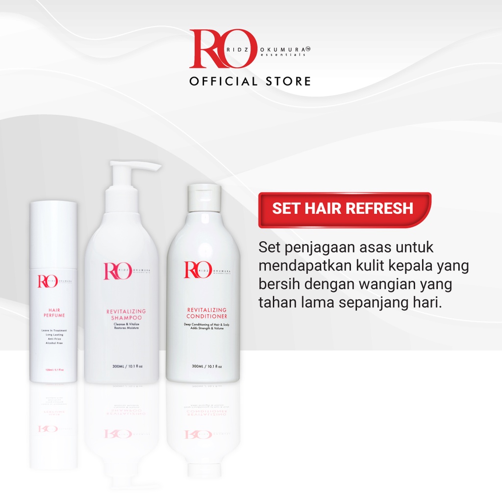 Ridz Okumura Essentials Set Hair Refresh | Shampoo | Conditioner | Hair ...