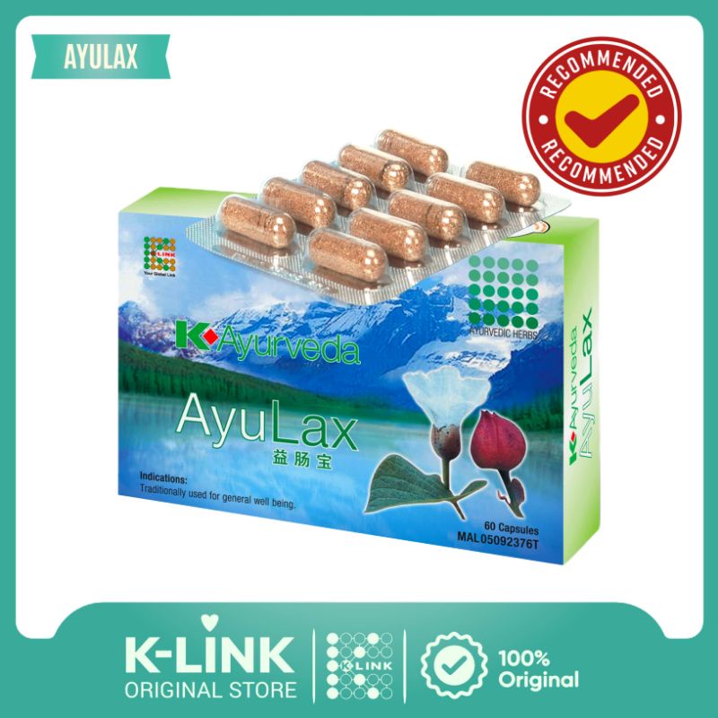 K AYULAX K LINK AYURVEDA AYU LAX KLINK DETOX USUS UBAT CUCI PERUT ...