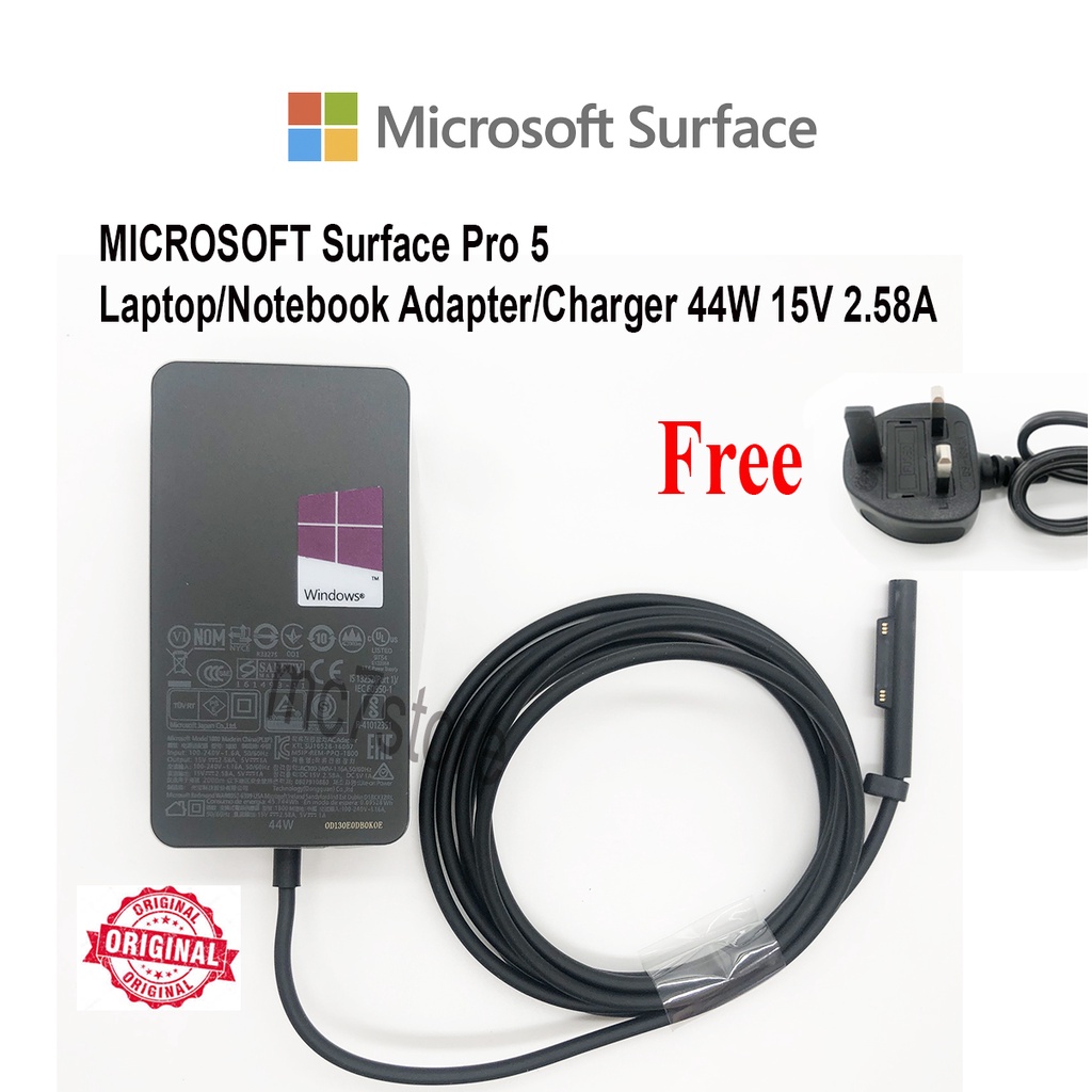 Original Microsoft Surface Pro 3/4/5/6 Laptop 2 Surface Go 44W 15V 2 ...