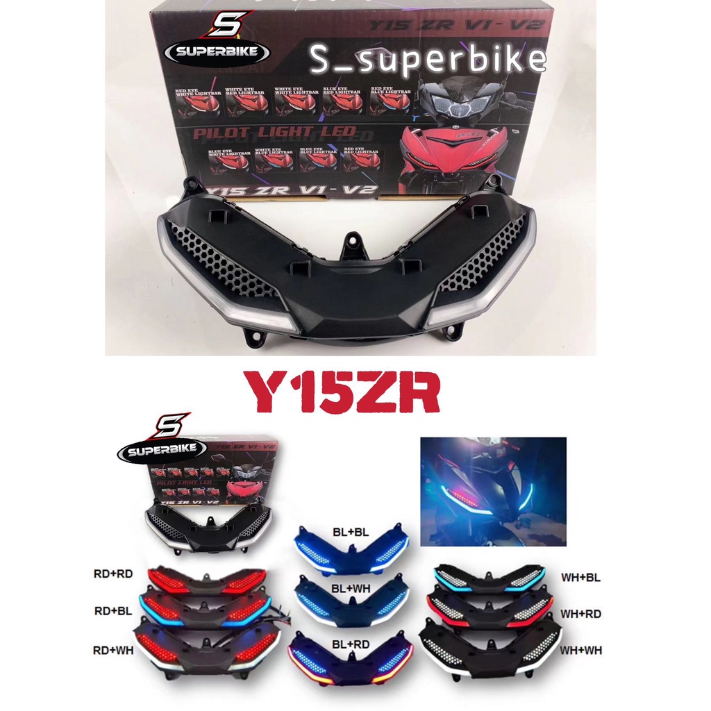 SIGNAL FRONT Y15ZR V1 V2 POSITION LAMP Y15 WT RUNNER LED YAMAHA Y15ZR ...