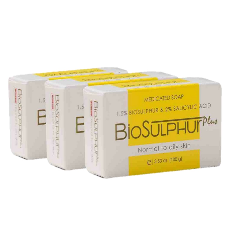 BIOSULPHUR PLUS MEDICATED SOAP 100Gx3 | Shopee Malaysia
