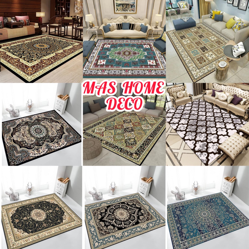 3D Printed Luxury Bejirog Velvet Mat New Persian Design