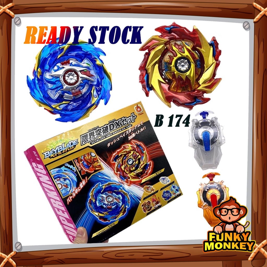 Beyblade Burst Surge Limit Break B 174 Dx Set With Launcher Sparkling