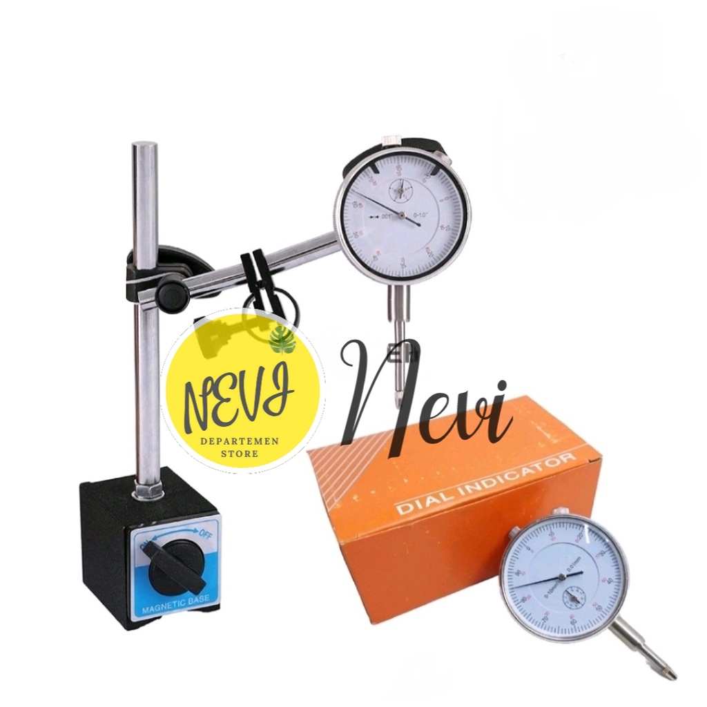 Dial Indicator Package+Magnetic Base Test Stand Gauge Pick Indicator ...
