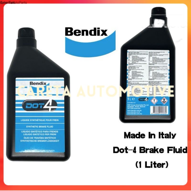 220119080 Bendix Dot 4 Brake Fluid Brake Oil 1L | Shopee Malaysia