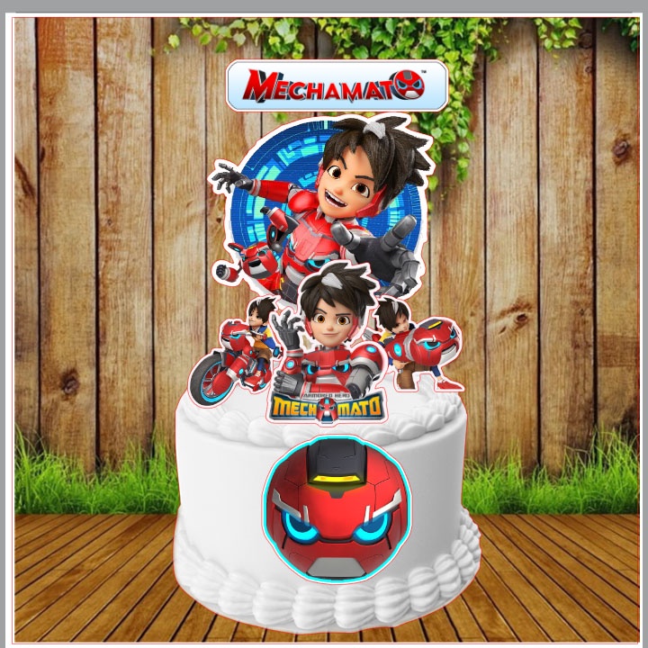 Mechamato Cake Topper 004 | Shopee Malaysia