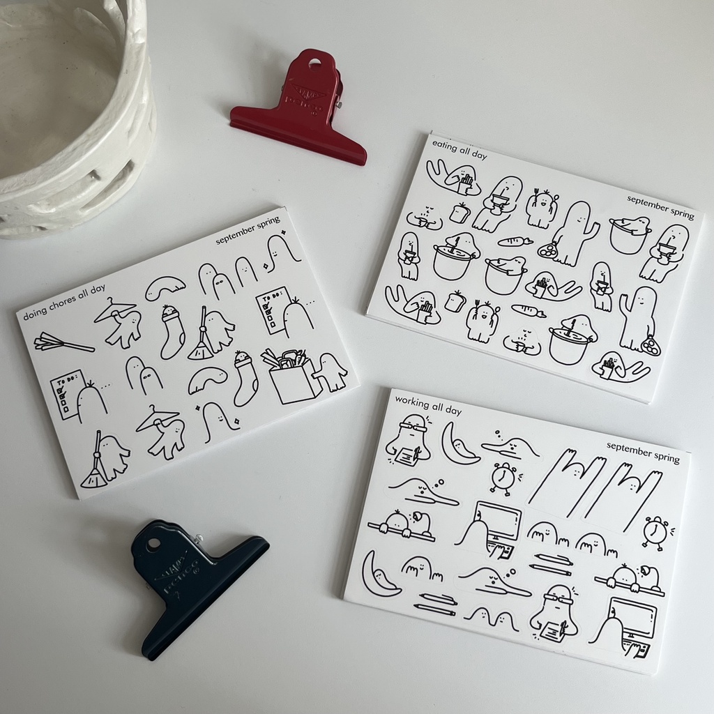Frank Sticker Sheet by September Spring Sticker | Shopee Malaysia